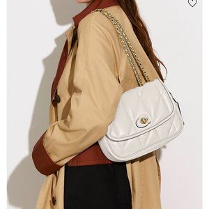 Coach | Bags | Coach Quilted Pillow Madison Shoulder Bag Leather Chain ...